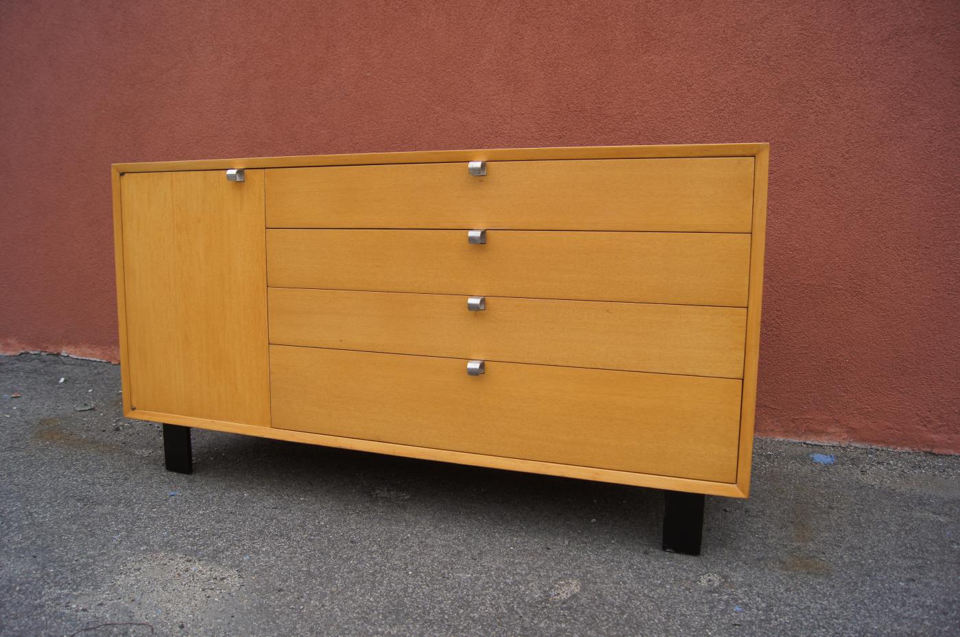 George Nelson - Comb-Grain Oak Cabinet by George Nelson for Herman Miller