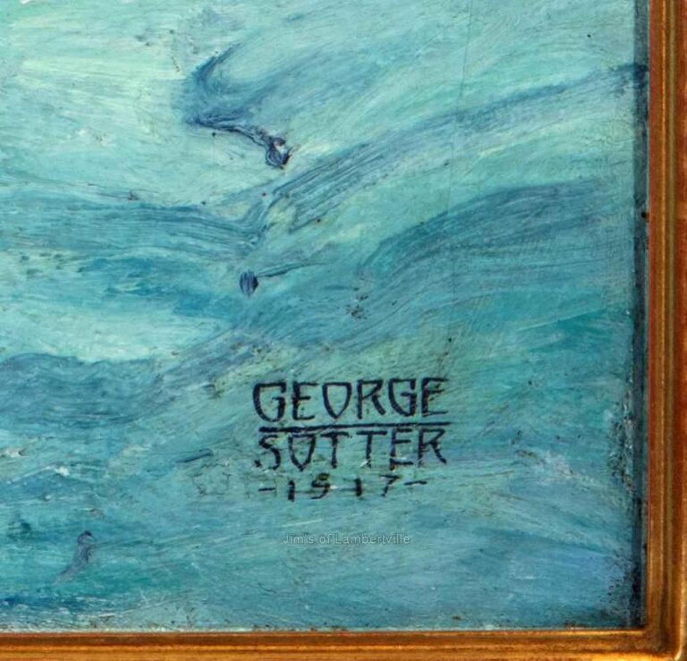 George William Sotter - "Winter Moonlight"