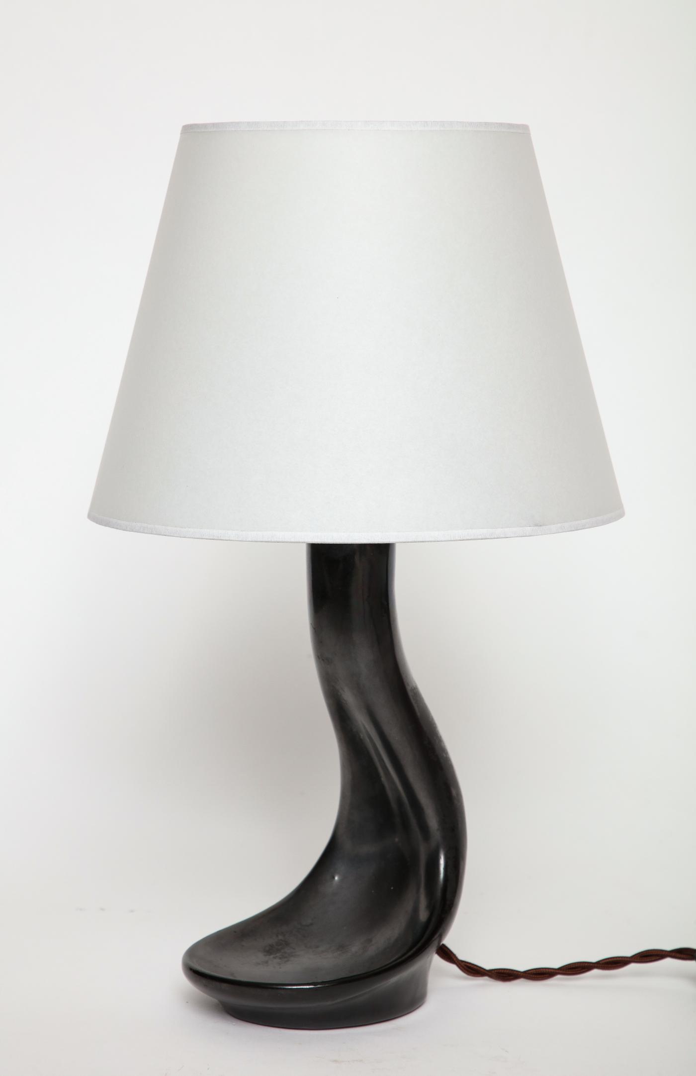 Georges Jouve - French Zoomorphic Lamp, Jouve style, with small ...