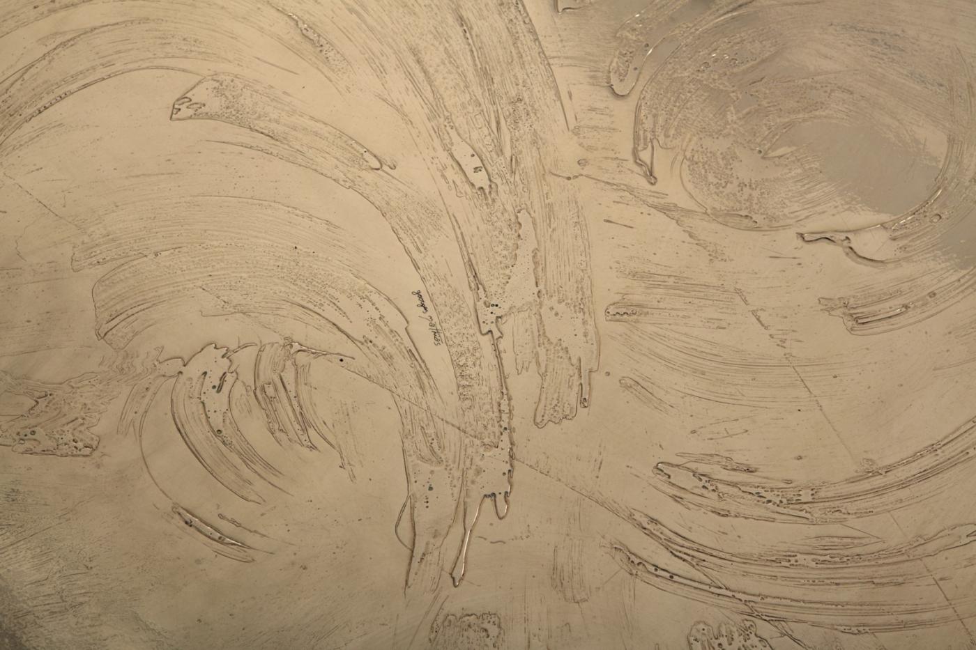 Georges Mathias - Georges Mathias Coffee Table in Etched Bronze - 1970s