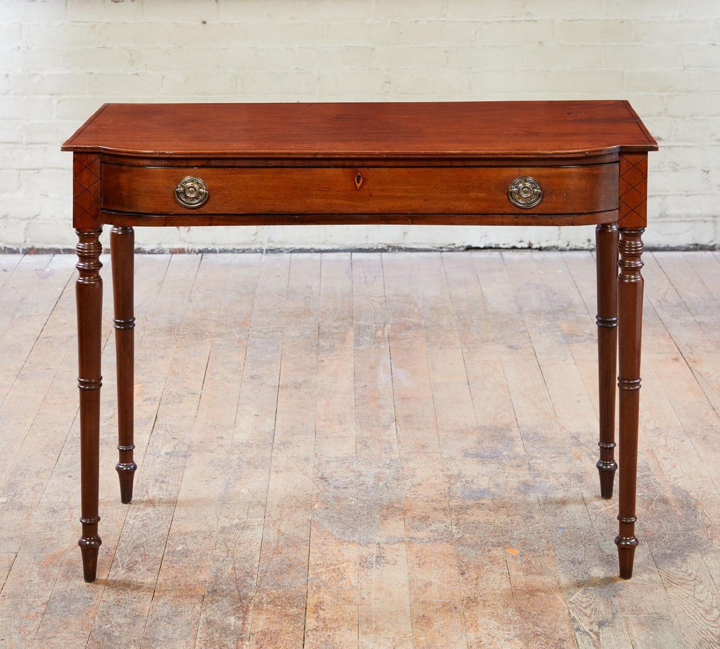 Georgian Bow Front Table