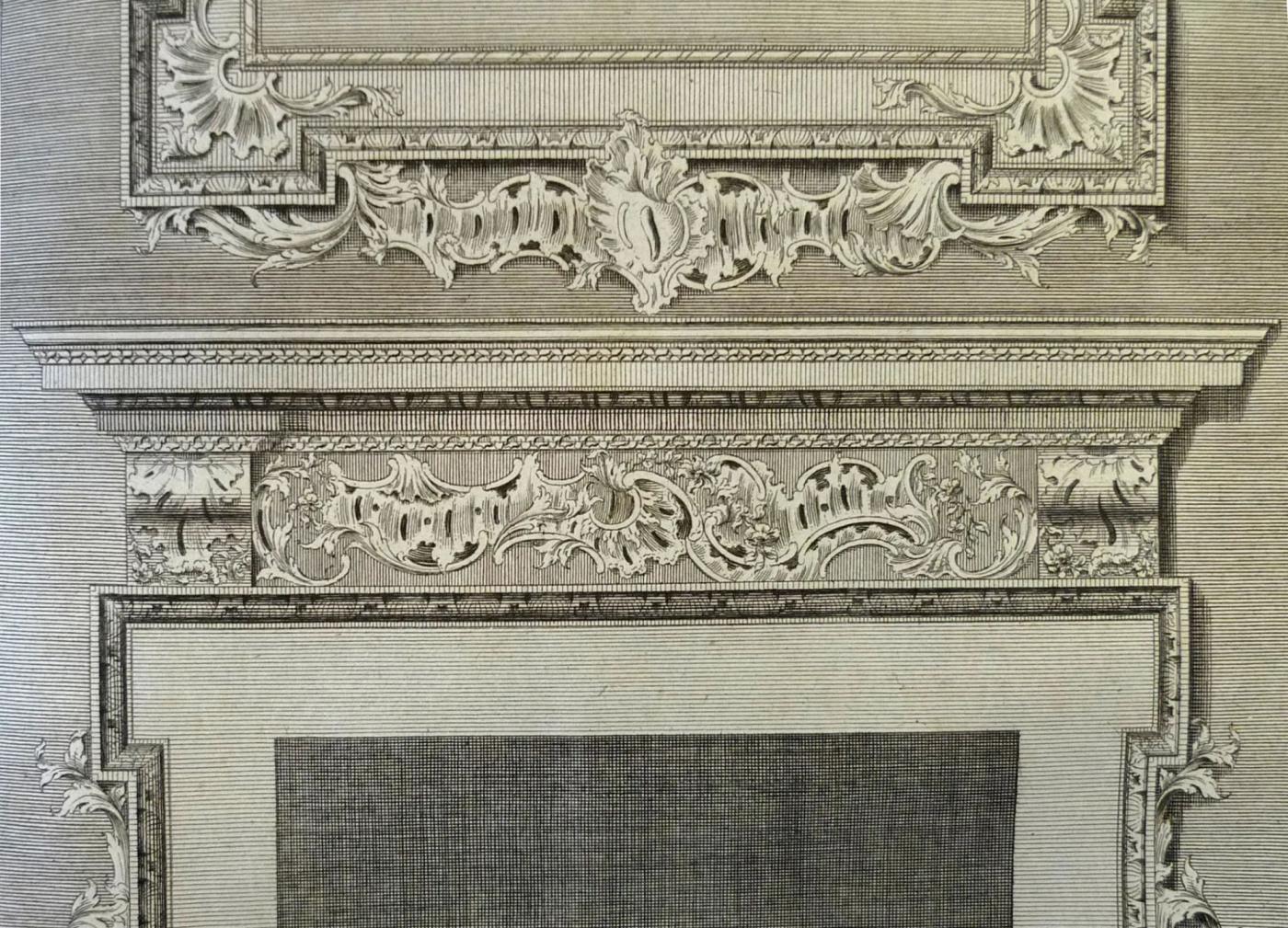 Georgian Palladian Painted Mirror