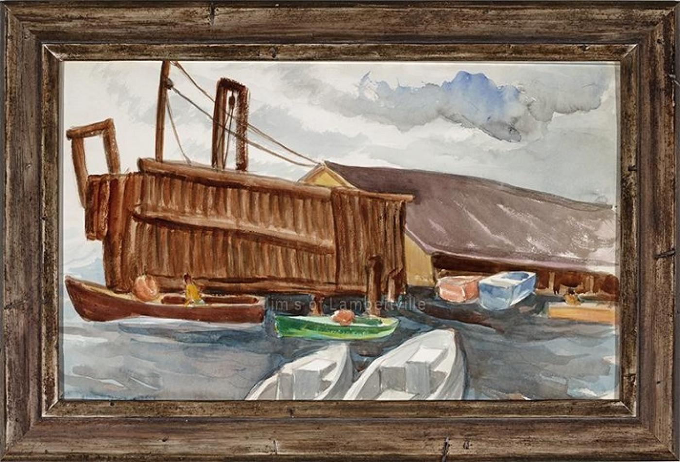 Gershon Benjamin - "At Dry Dock"