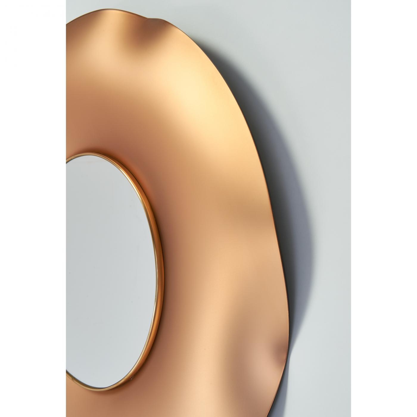 Ghiró Studio - Ghiro Studio Undulating Mirror in Solid Colored Glass