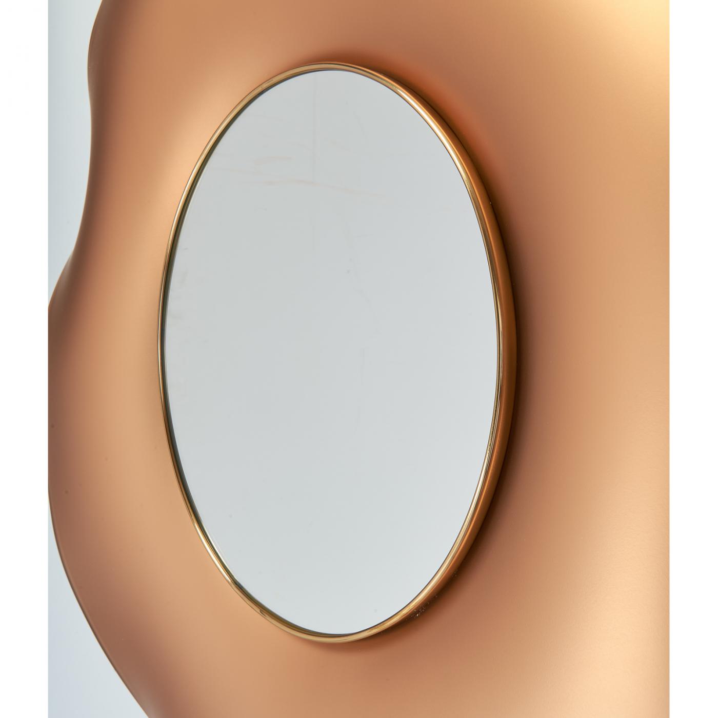 Ghiró Studio - Ghiro Studio Undulating Mirror in Solid Colored Glass