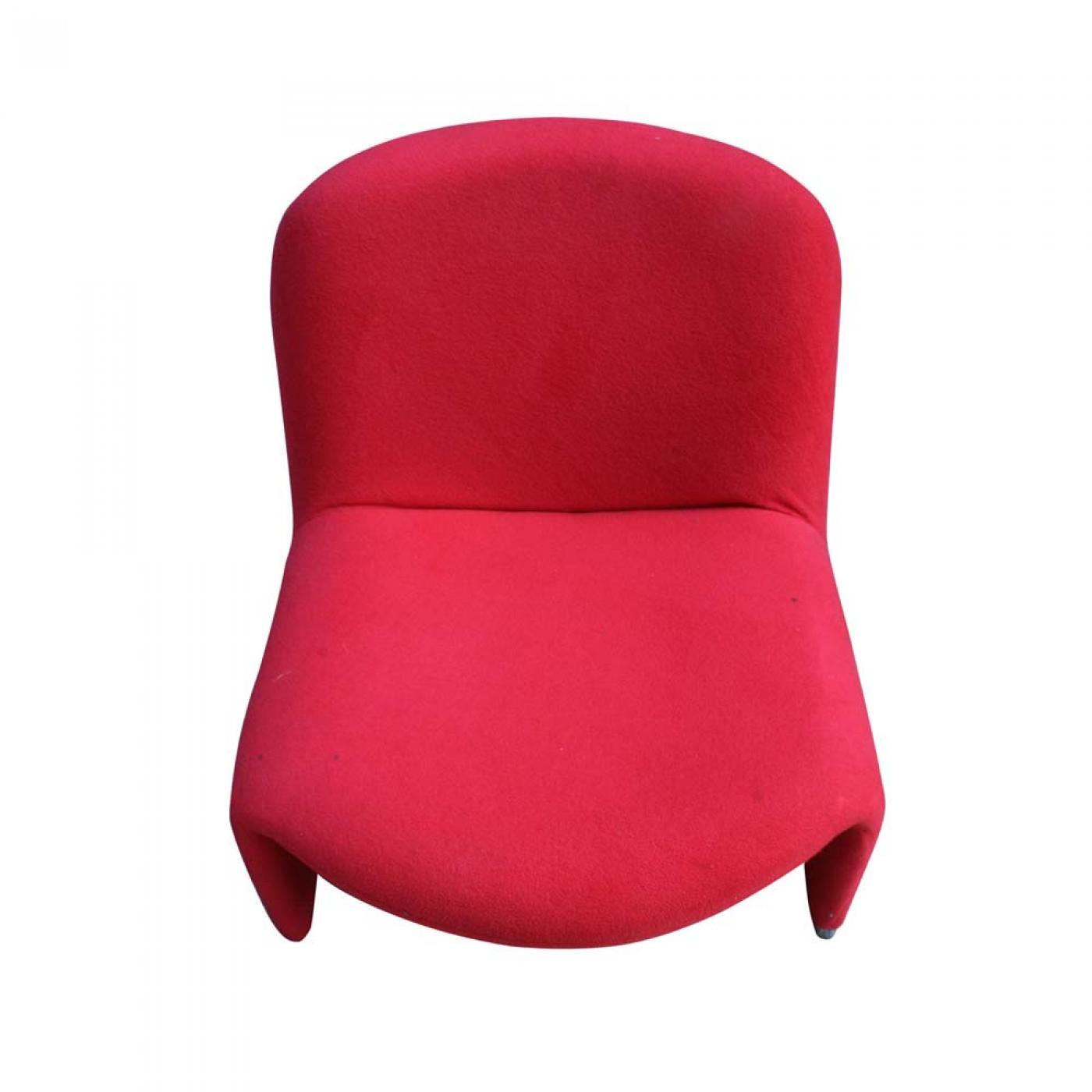Giancarlo Peretti - RED ALKY CHAIR BY GIANCARLO PERETTI FOR ANONIMA ...