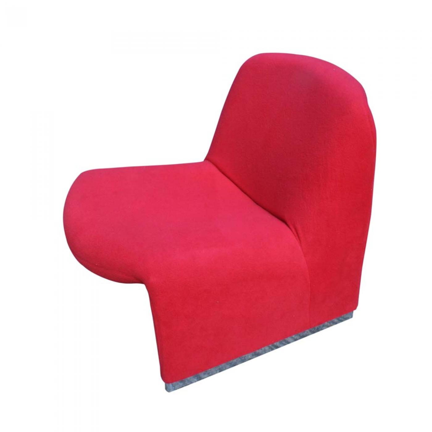 Giancarlo Peretti - RED ALKY CHAIR BY GIANCARLO PERETTI FOR ANONIMA ...