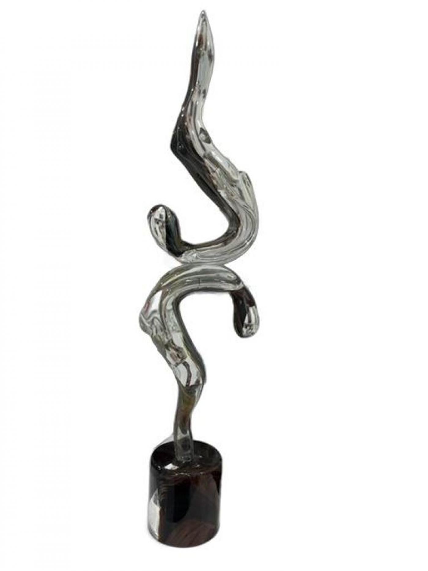 Giant Acrobats (Gymnasts) Statue Made of Murano Glass