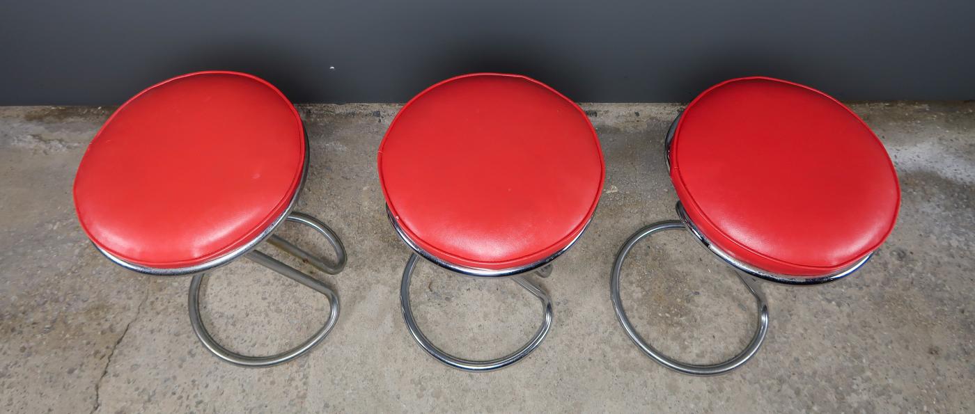 Gilbert Rohde - 1950's Gilbert Rhode Low "Z" Stool, for Troy Sunshade