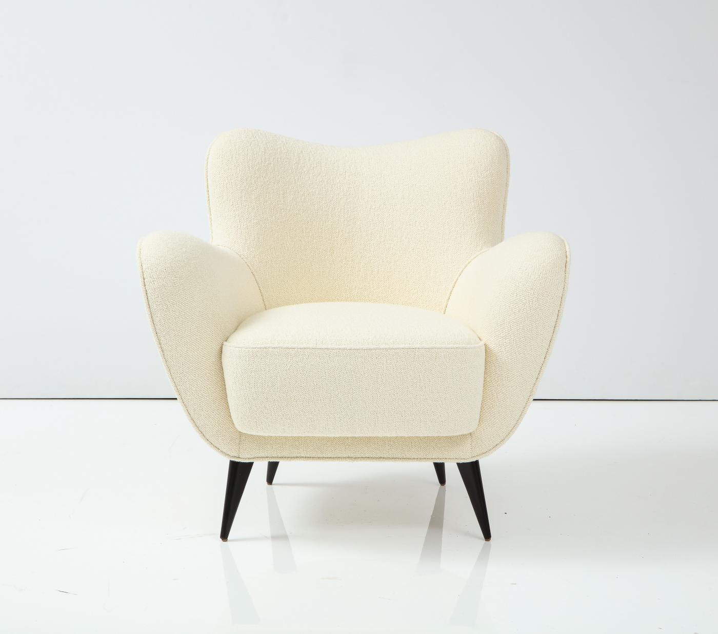 Giulia Veronesi - Set of 4 'Perla' Armchairs by Giulia Veronesi for ISA ...