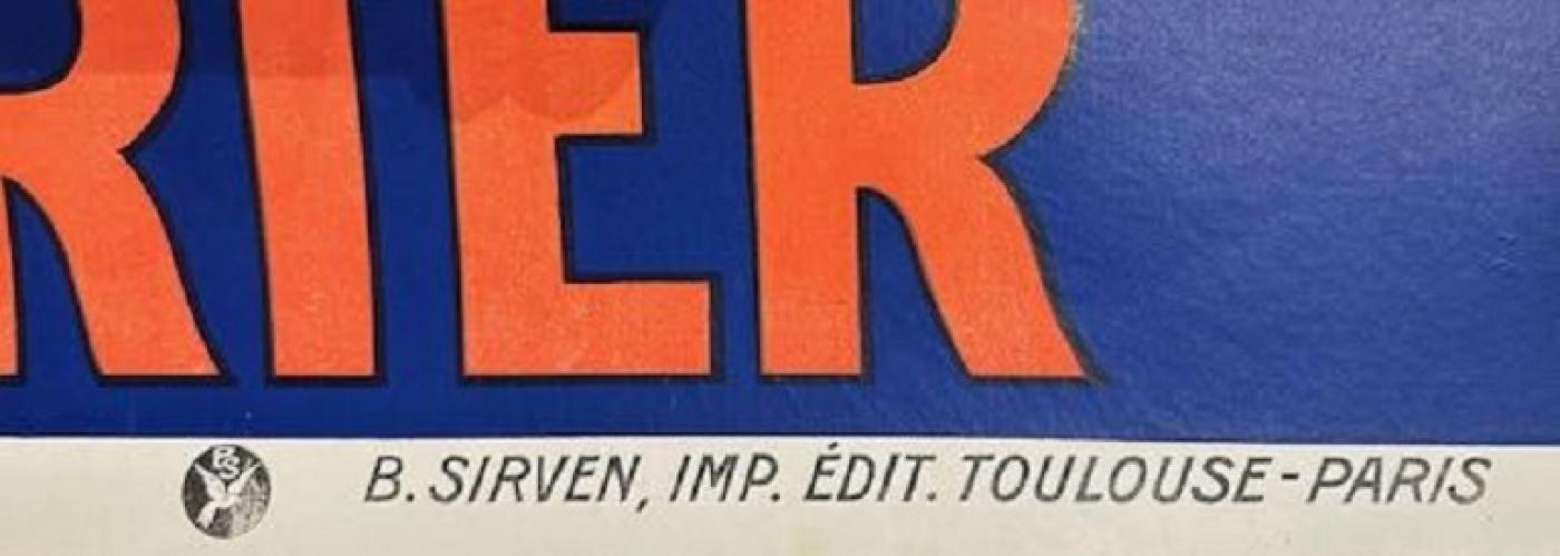 Grand French Poster for Joseph Perrier Champagne 1930