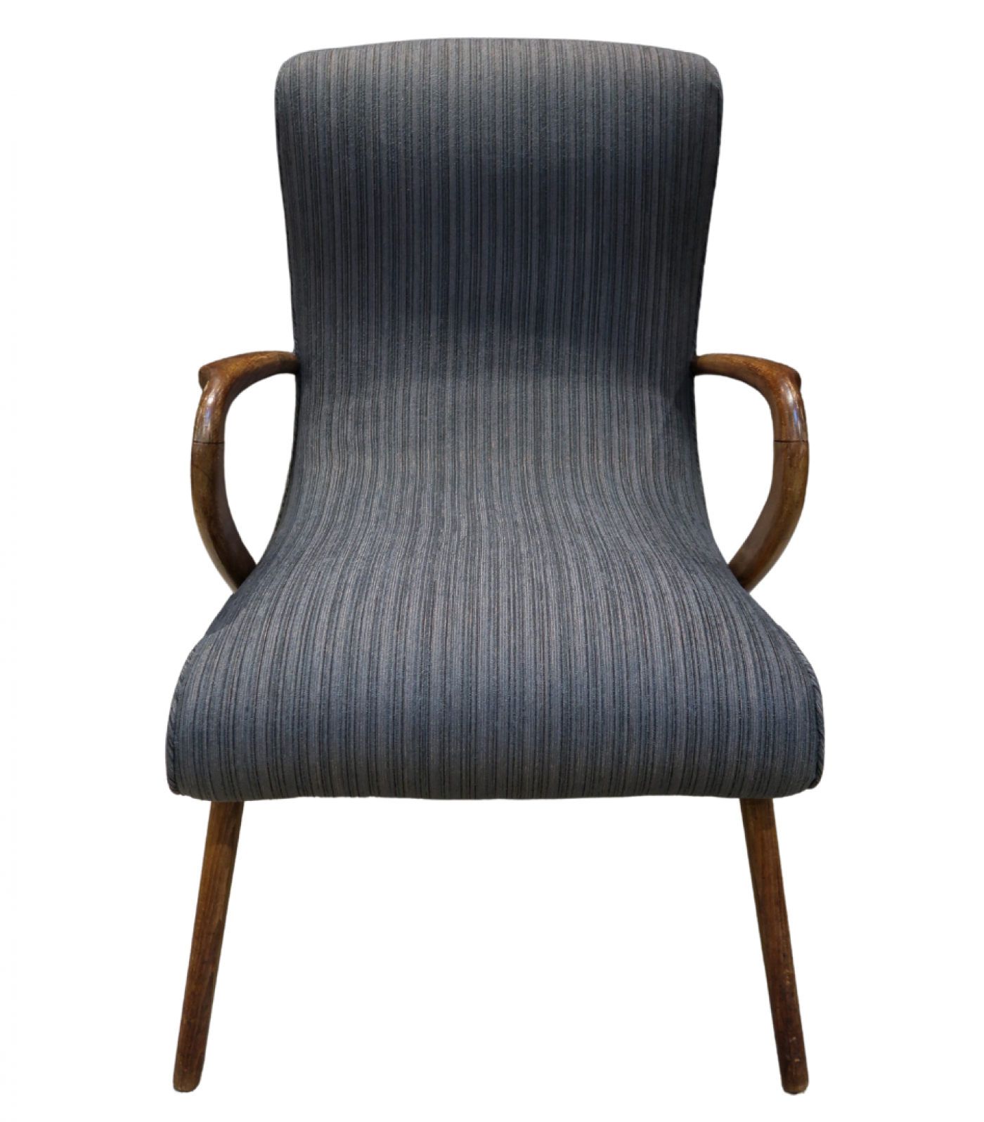 Guglielmo Ulrich - 1950s Guglielmo Ulrich sculpted armchair, newly ...