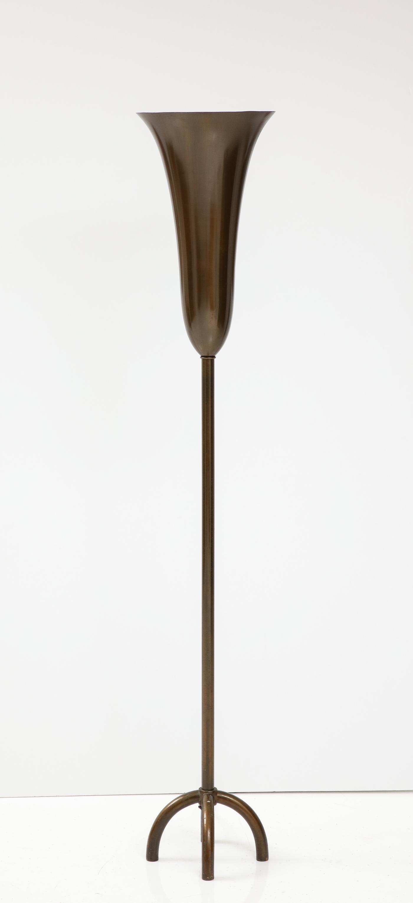 Guglielmo Ulrich - Brass Floor Lamp by Gugliemo Ulrich, Italy, c. 1940s