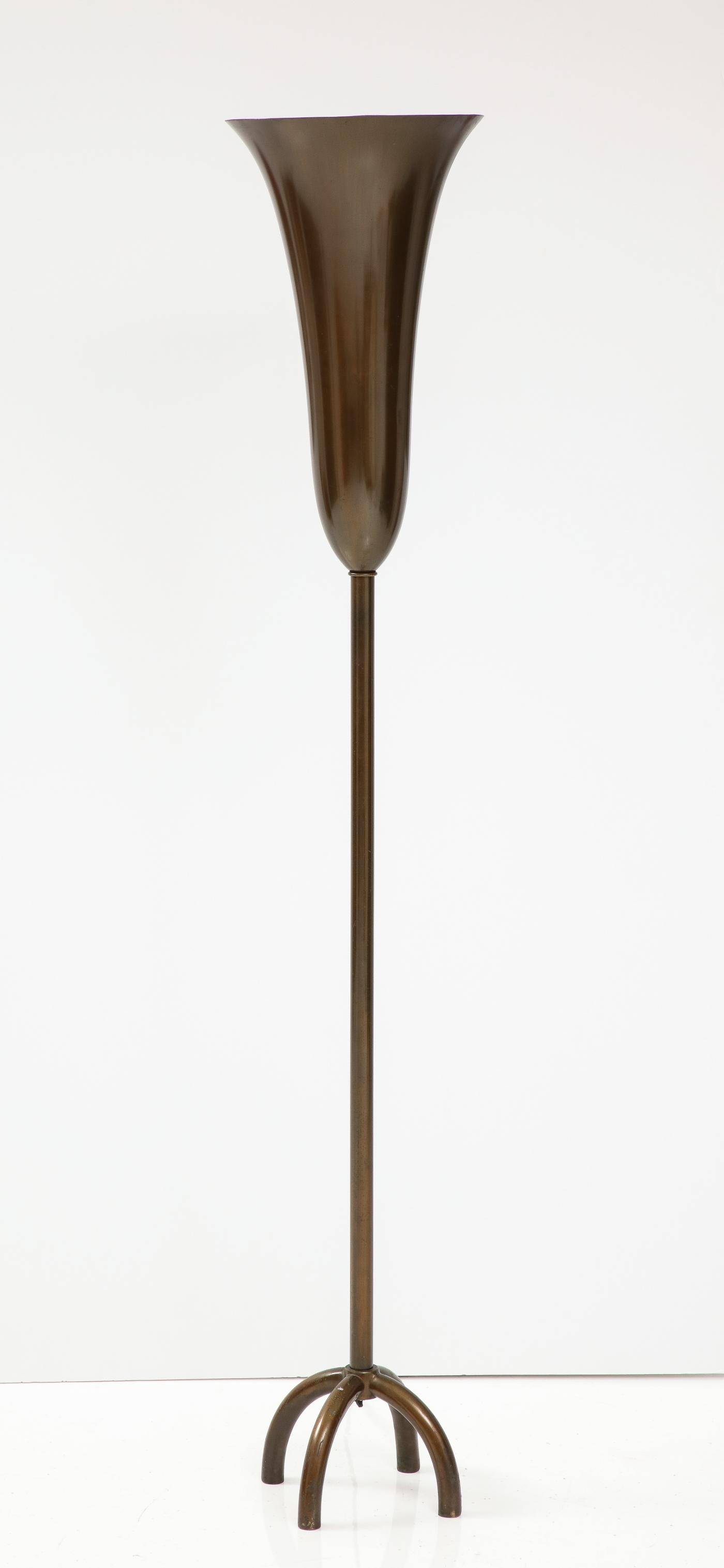 Guglielmo Ulrich - Brass Floor Lamp by Gugliemo Ulrich, Italy, c. 1940s