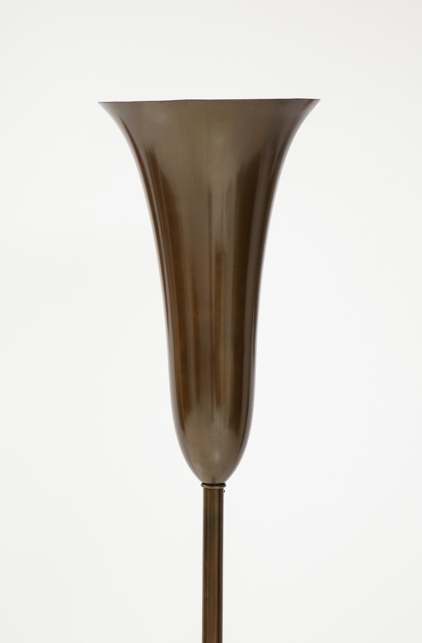 Guglielmo Ulrich - Brass Floor Lamp by Gugliemo Ulrich, Italy, c. 1940s