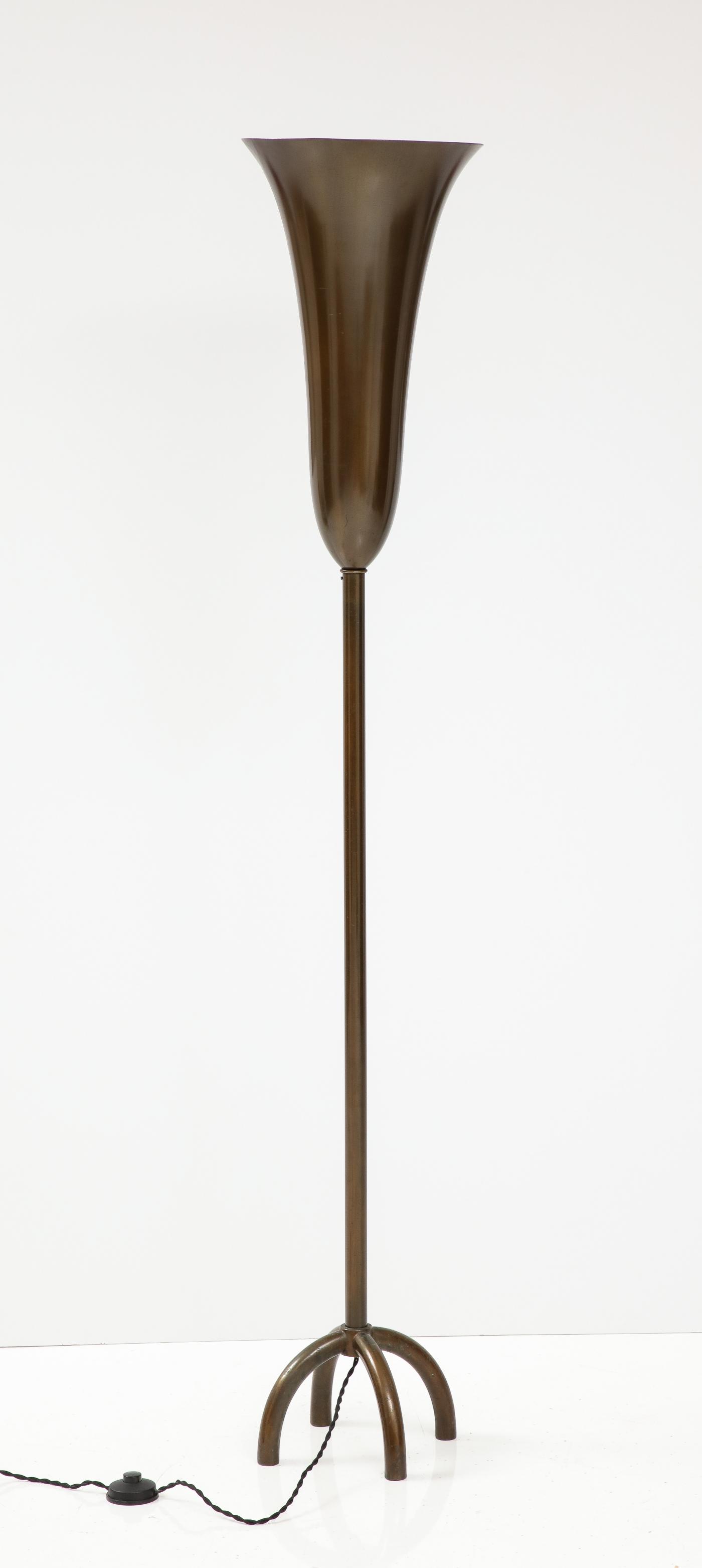 Guglielmo Ulrich - Brass Floor Lamp by Gugliemo Ulrich, Italy, c. 1940s