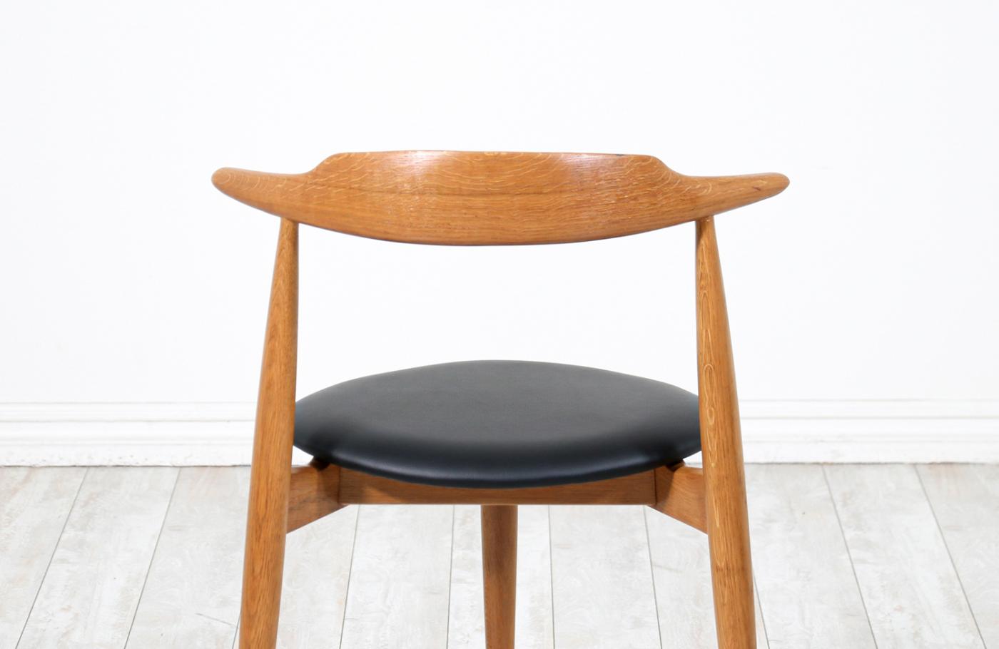 Hans Wegner - Hans J. Wegner Model-4103 Oak & Leather Desk Chair for ...
