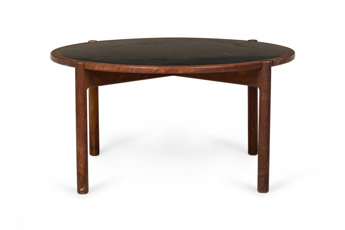 Hans Wegner - Hans Wegner / Johannes Hansen Black Laminate and Teak ...