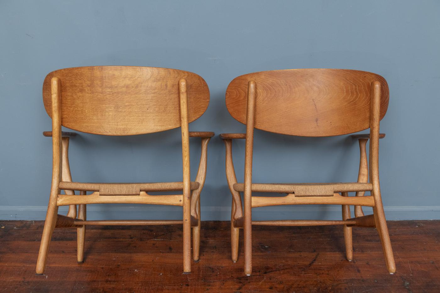 Hans Wegner - Hans Wegner Lounge Chairs for Carl Hanson & Son Model CH-22