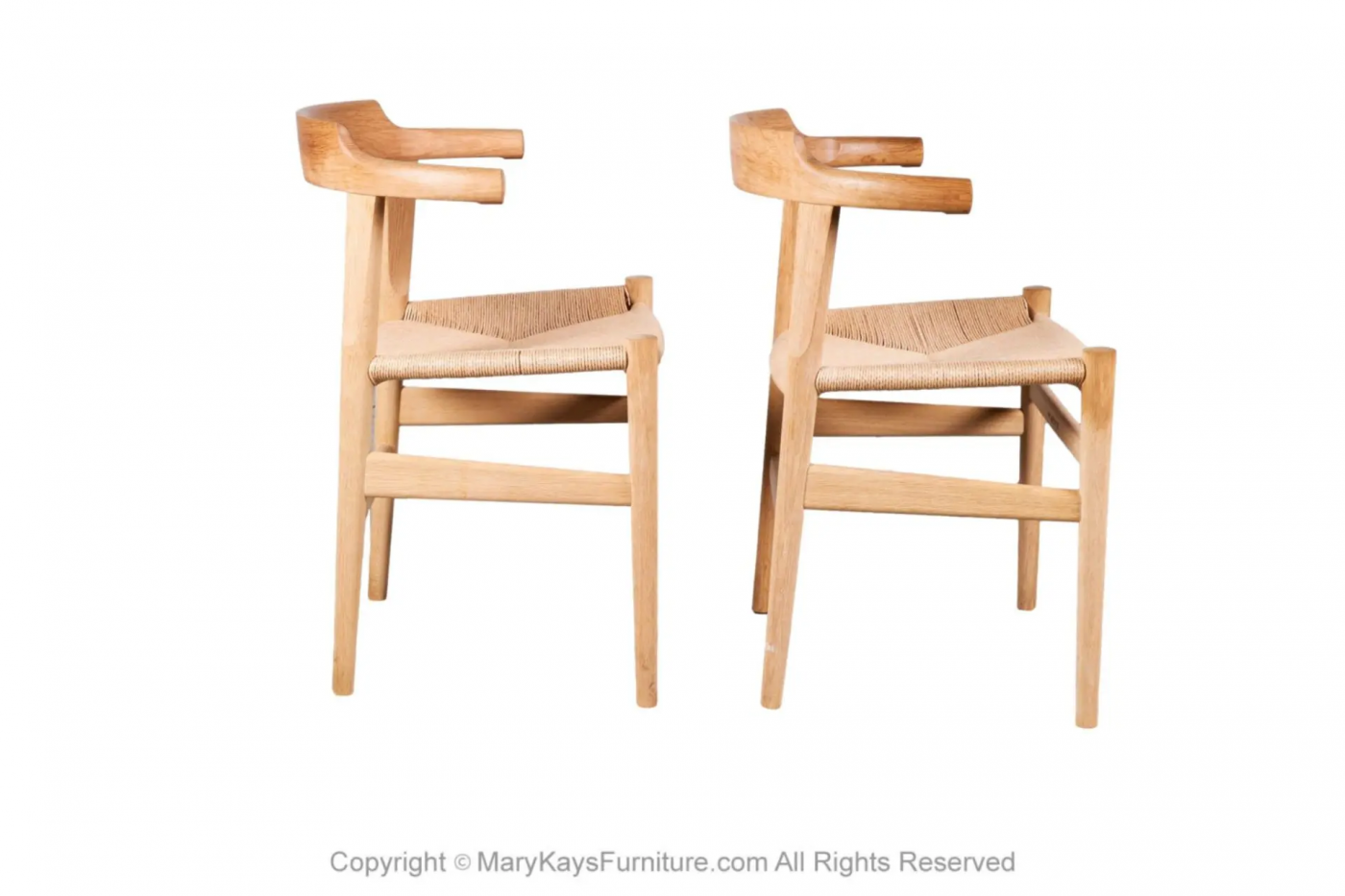 Hans Wegner - Pair PP Mobler Denmark Hans Wegner PP68 Chairs