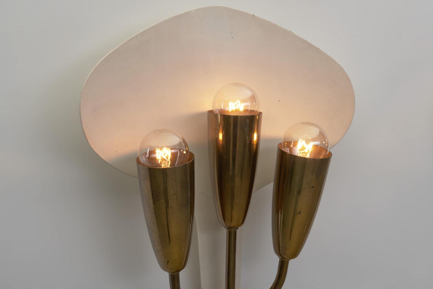 Harald Notini - Harald Notini Model "8772/3" Wall Sconces, Sweden 1950s