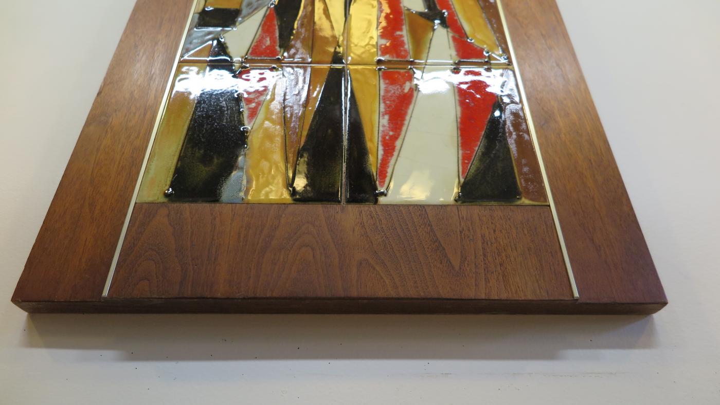 Harris Strong - Mid-Century Modern Harris Strong Tile Wall Art Panel