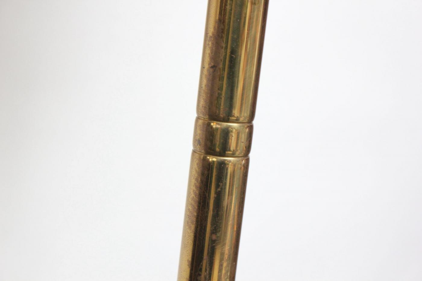 Hart Associates - Pair of Vintage Brass "Palm Tree Frond" Floor Lamps ...