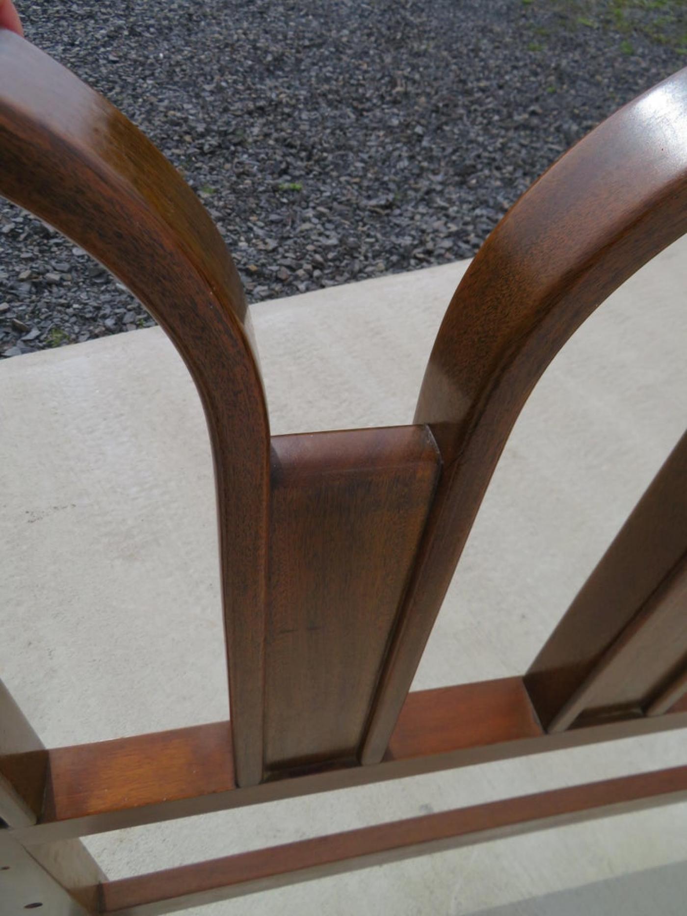 Harvey Probber - Stunning Cathedral Style Walnut Kingsize Headboard ...