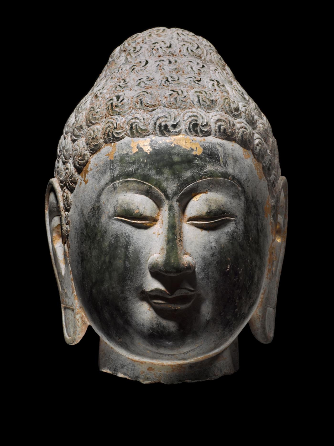 Buddha / Buddhism - Head of Buddha, Northern Qi Period