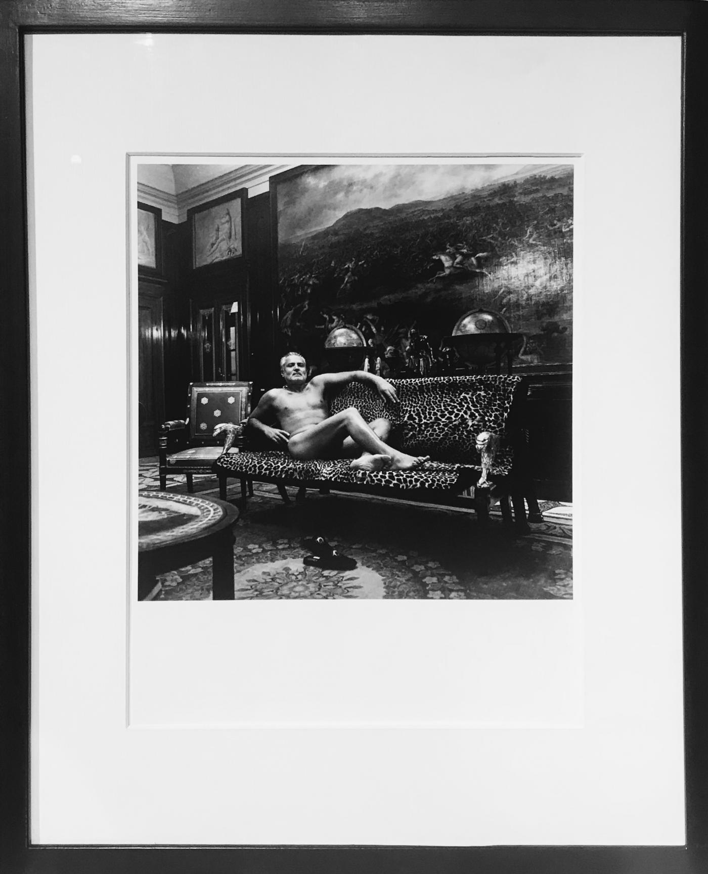 Helmut Newton - "Gianni Versace" Lake Como, Italy, 1994