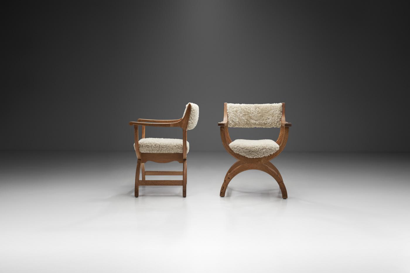 Henning Kjaernulf - Henning Kjærnulf Oak Kurul Chairs for EG ...