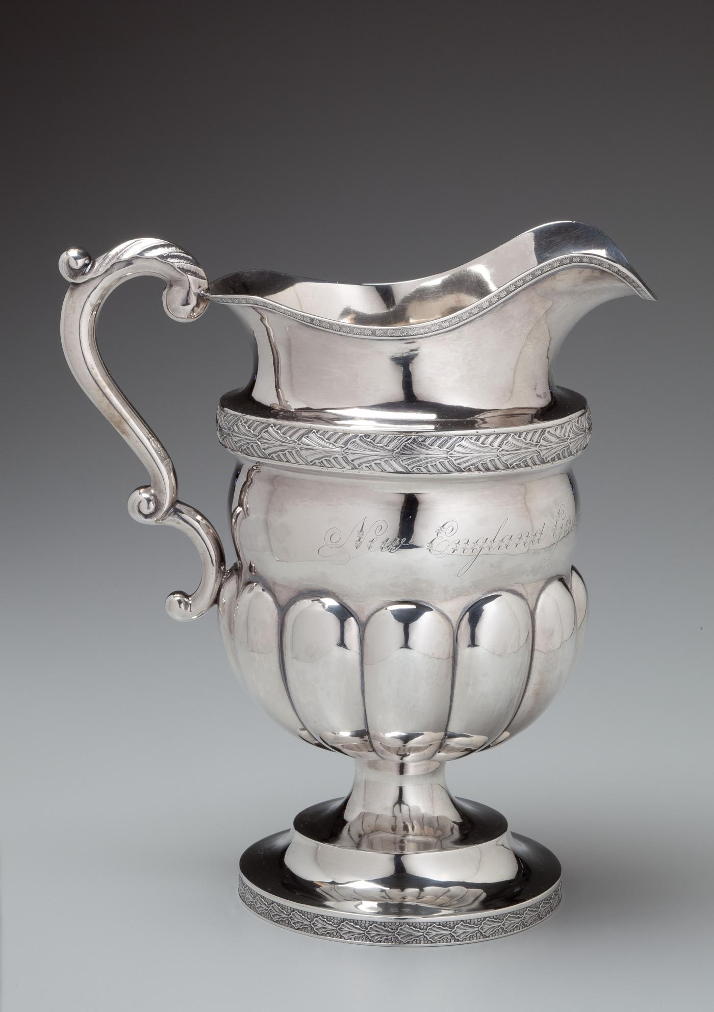 Henry Farnam - Coin Silver Presentation Pitcher