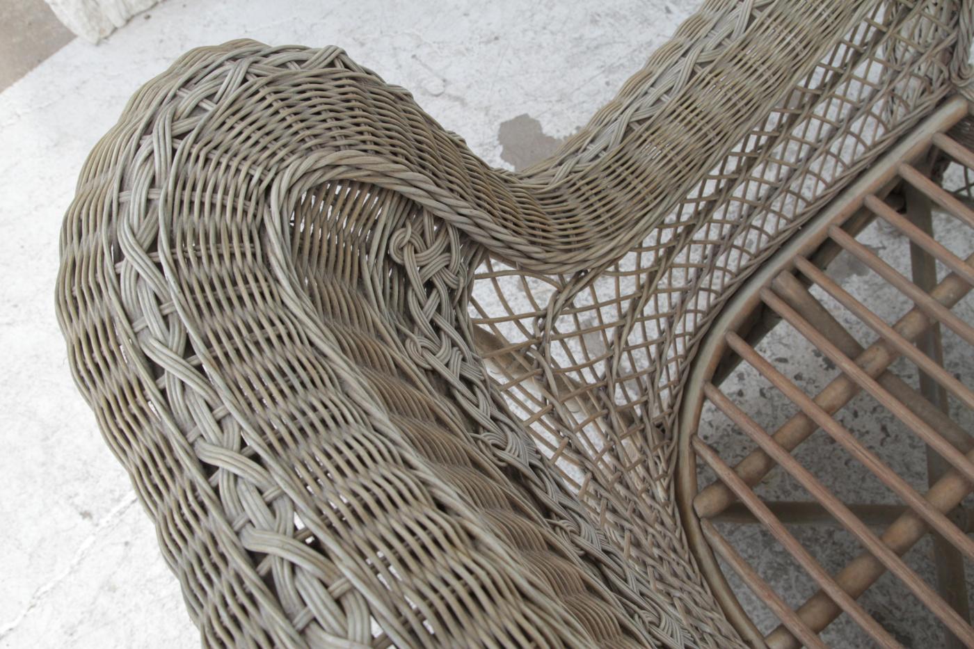 Henry Link - Vintage Henry Link Style Wicker Lounge Chairs (Set of 3)