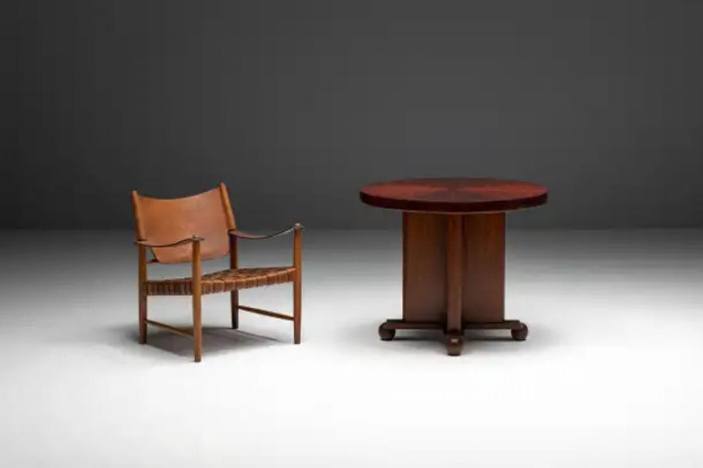 Huib Hoste - Art Deco Table by Huib Hoste, Belgium, 1920s