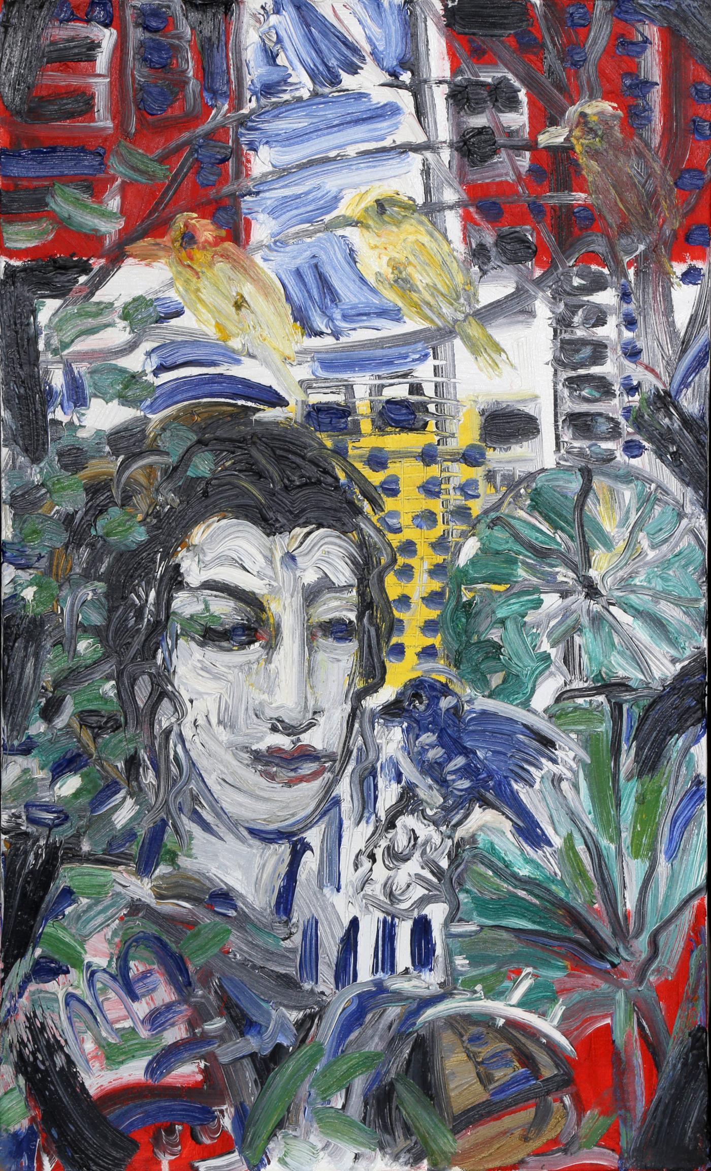 Hunt Slonem - Liz Christy Garden, Houston & Bowery