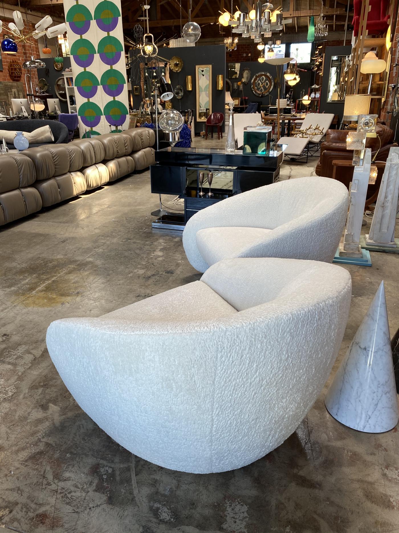 IPE Bologna - Wonderful Pair of 2 Italian Armchairs by IPE Cavalli