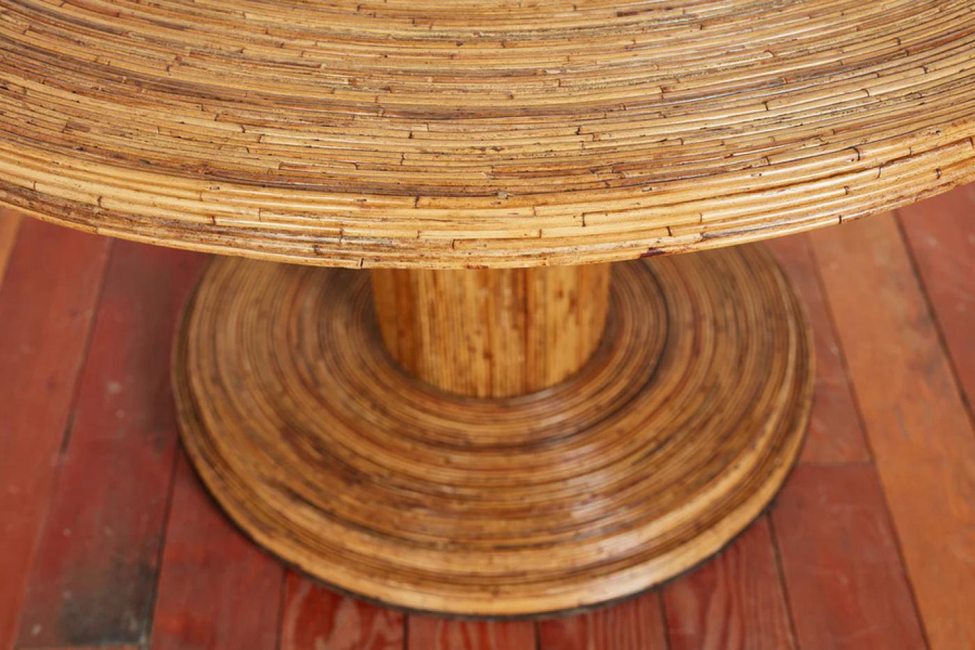 ITALIAN BAMBOO DINING TABLE