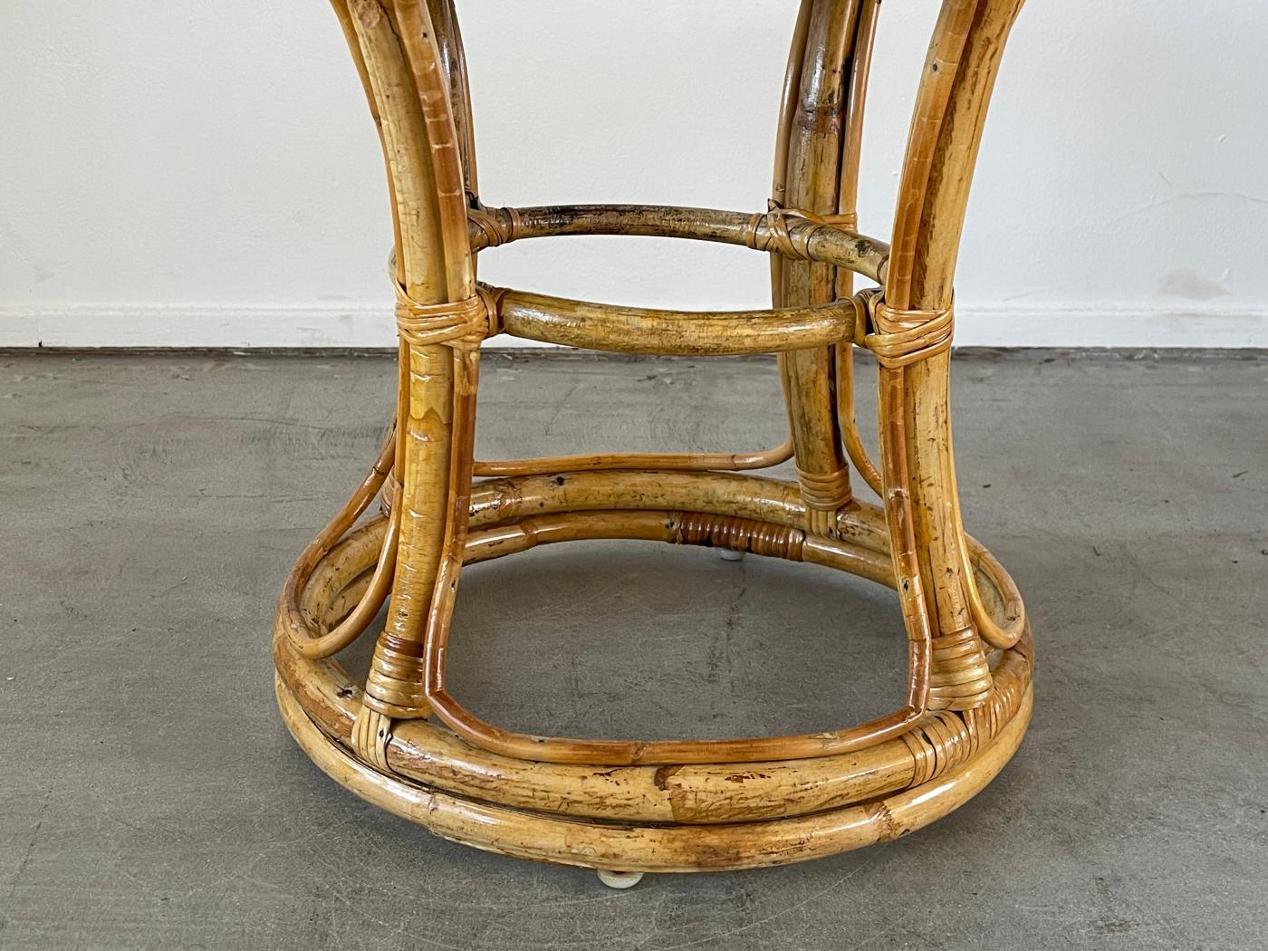 ITALIAN BAMBOO FOOT STOOLS