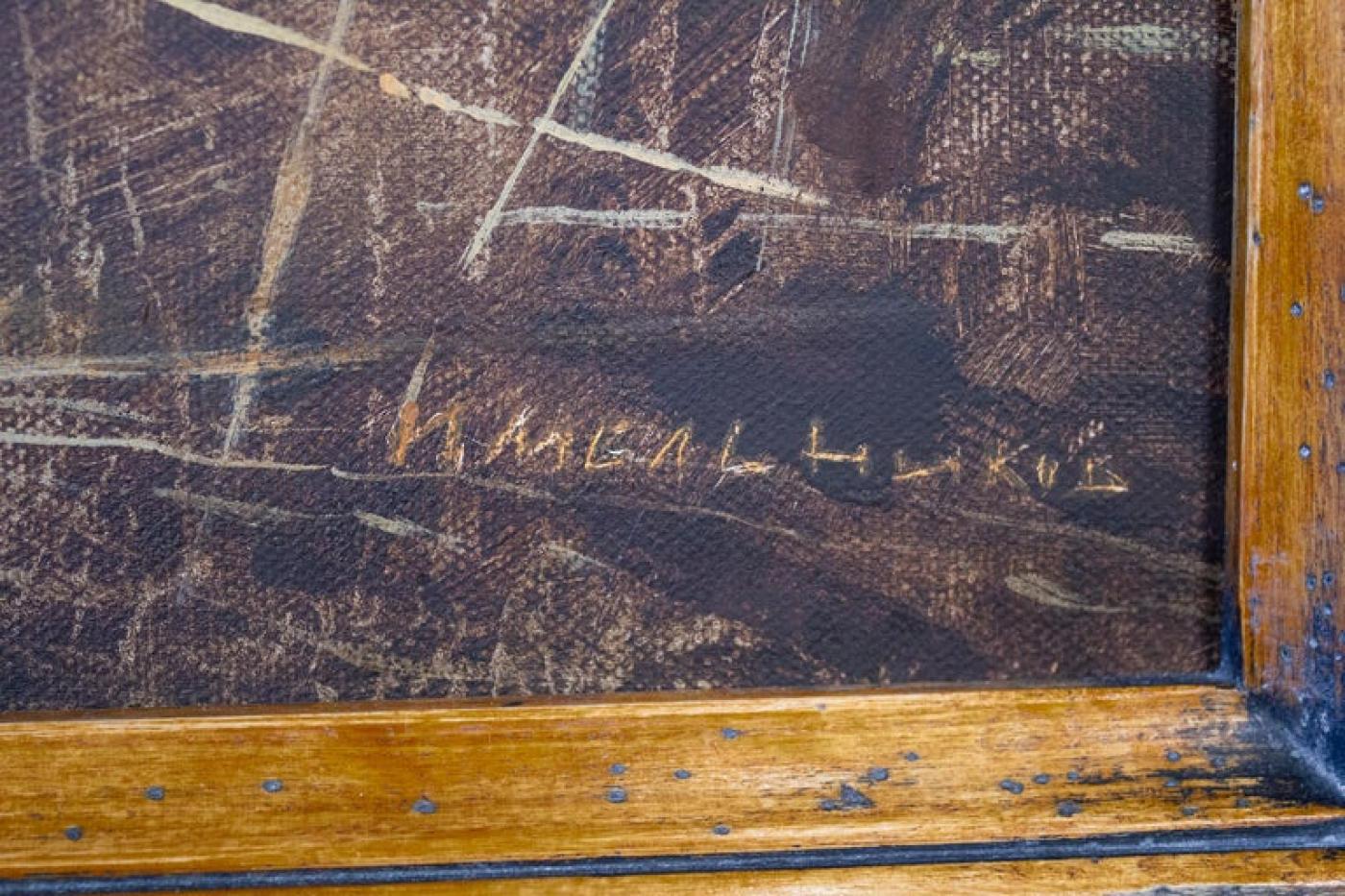 Igor Melnikov - Oil Painting on Canvas by Igor Melnikov 'Dream Of Pilgrim'