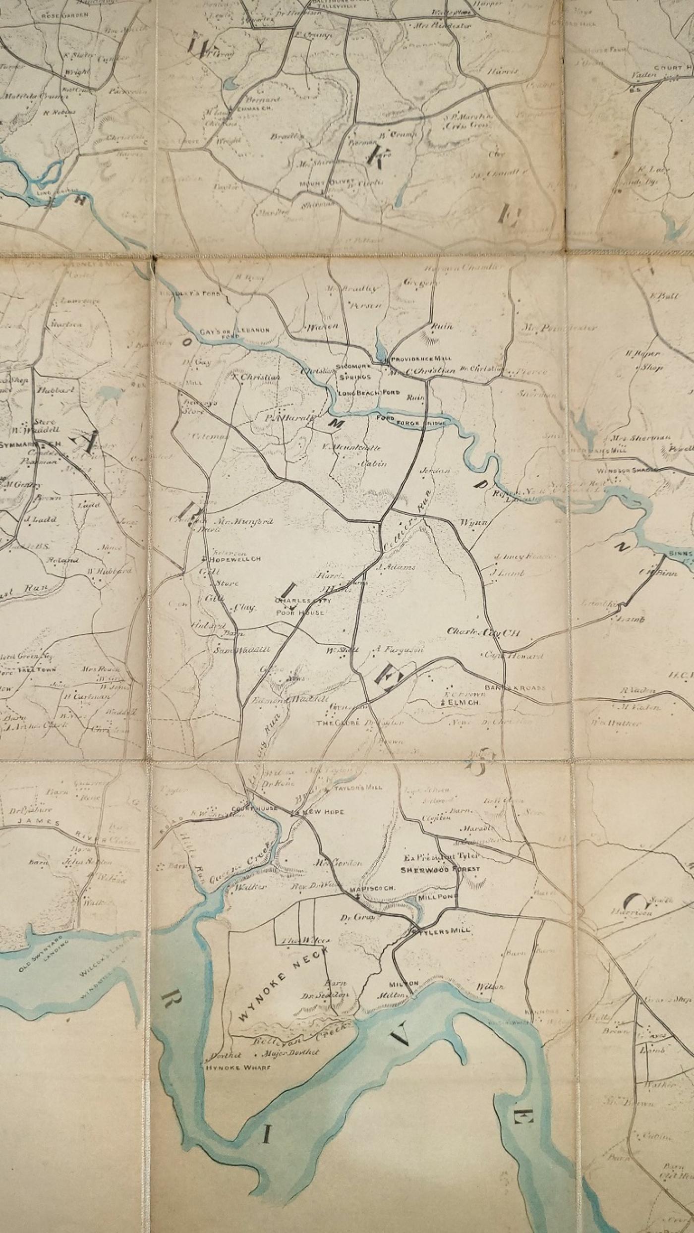 American Civil War - Important Confederate Civil War Field Map of ...