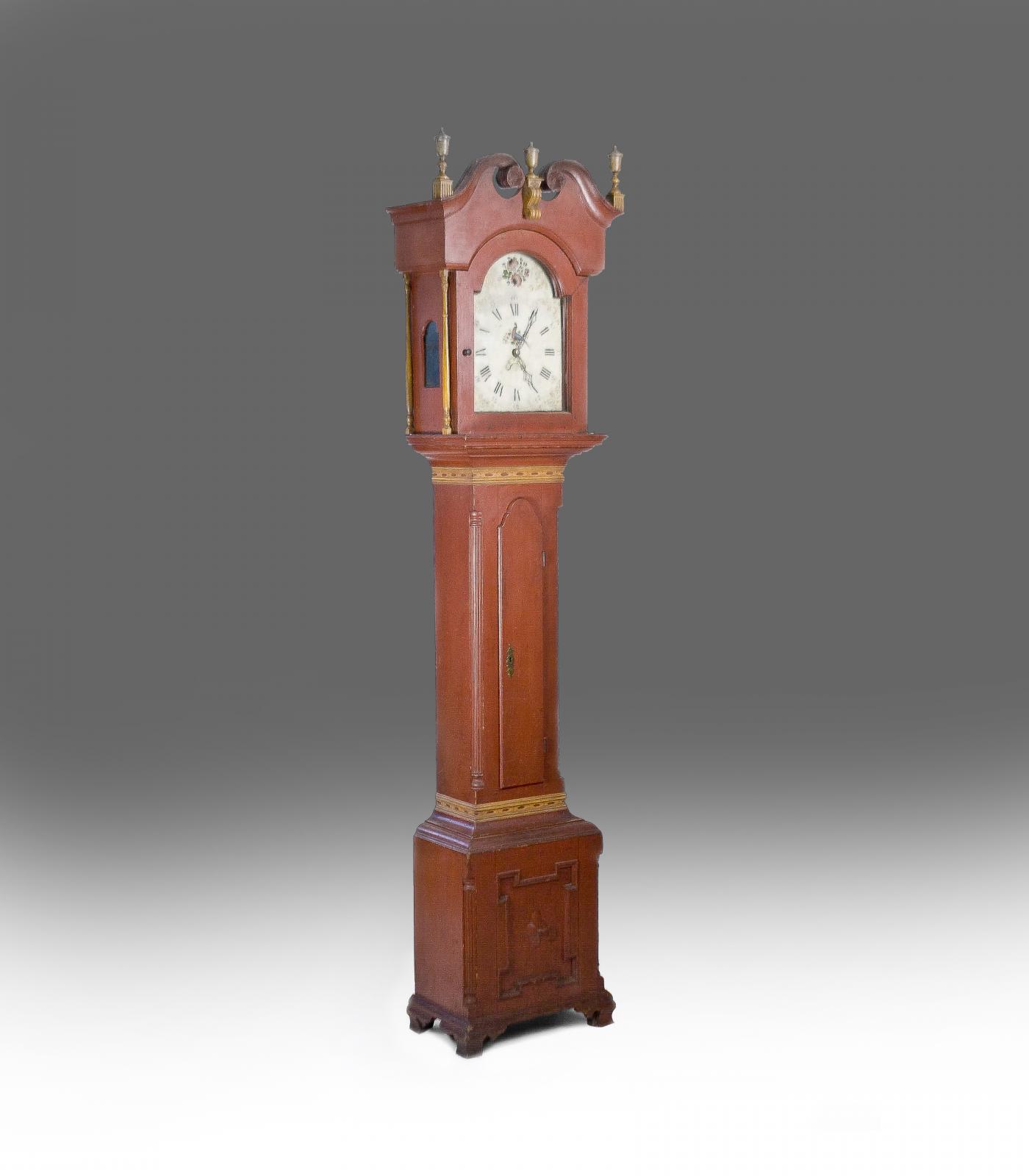 Impressive Painted Tall-case Clock
