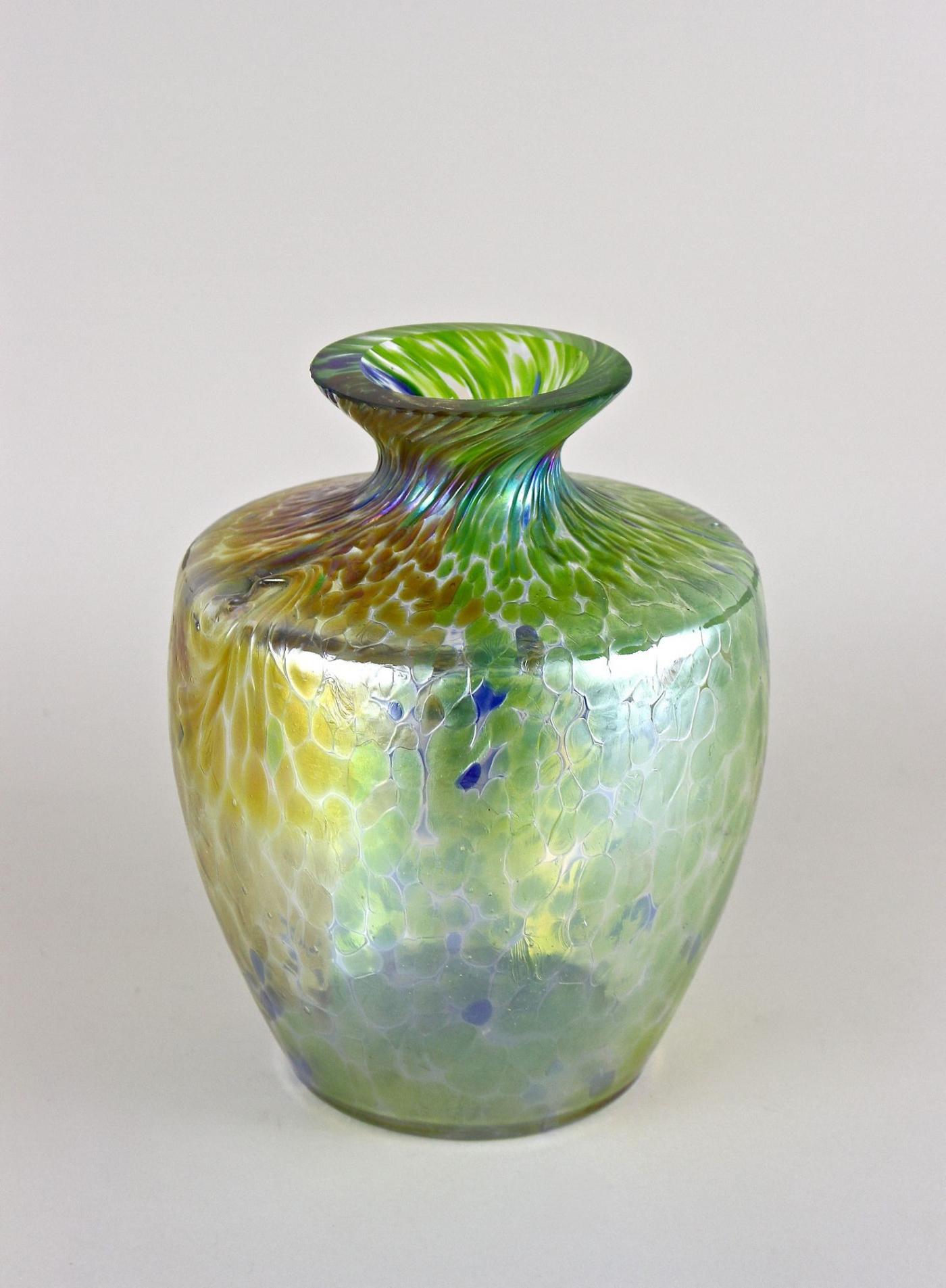 Heckert Glass / Fritz Heckert / F. Heckert - Iridescent Art Nouveau ...