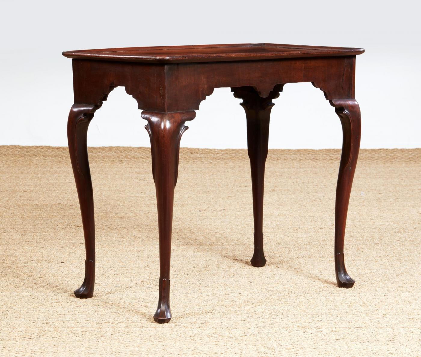 Irish Georgian Mahogany Tea Table