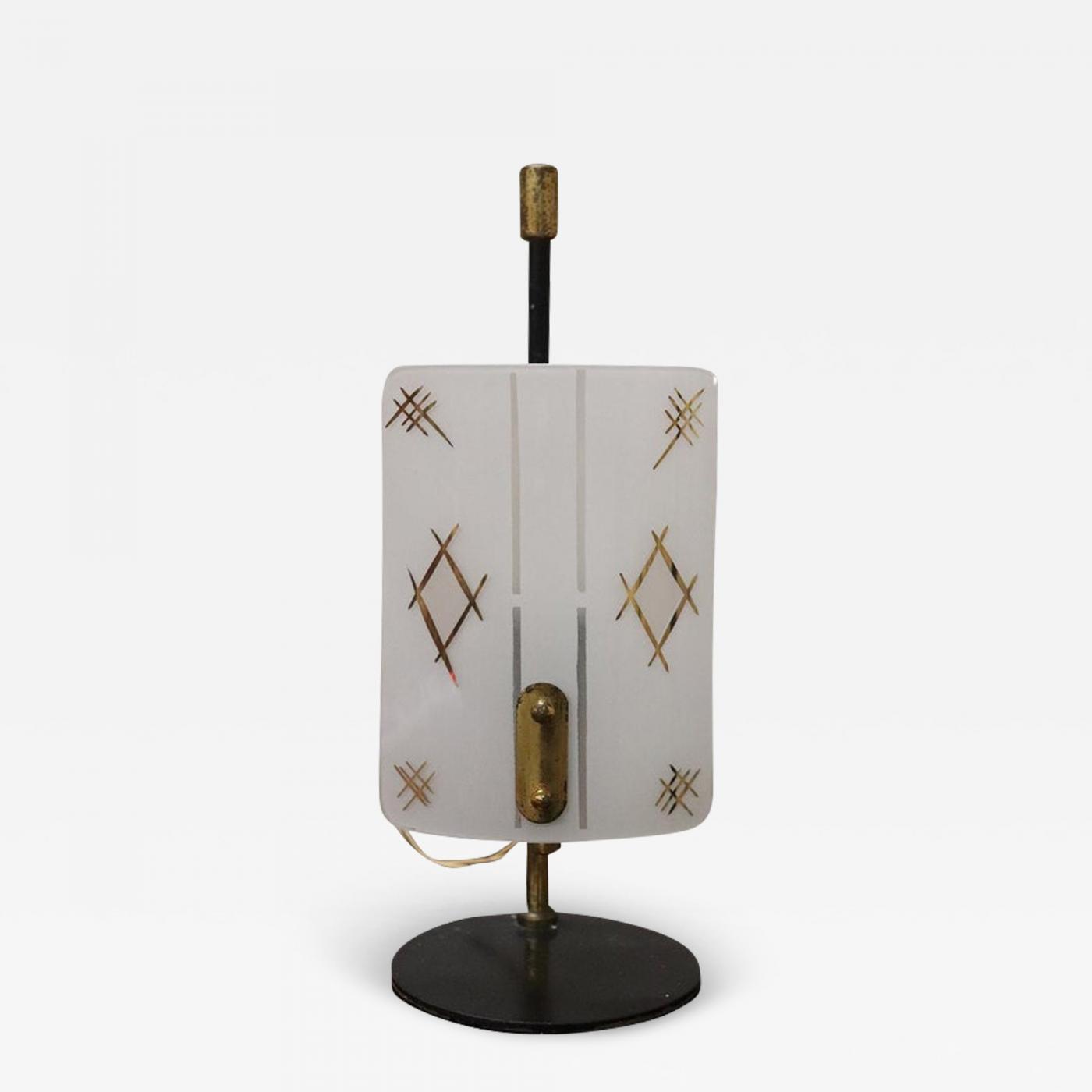 Italian Design Small Table Lamp, 1950s