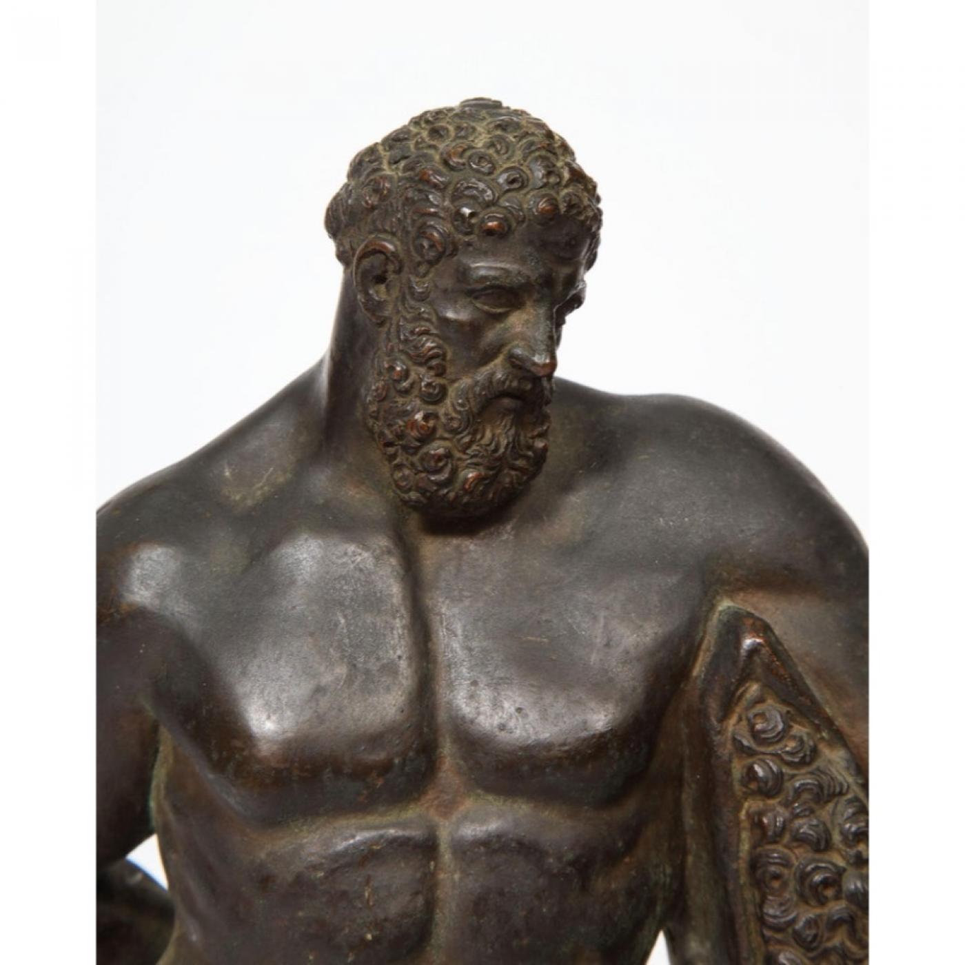 Italian Grand Tour Bronze Sculpture of Farnese Hercules, circa 18th Century
