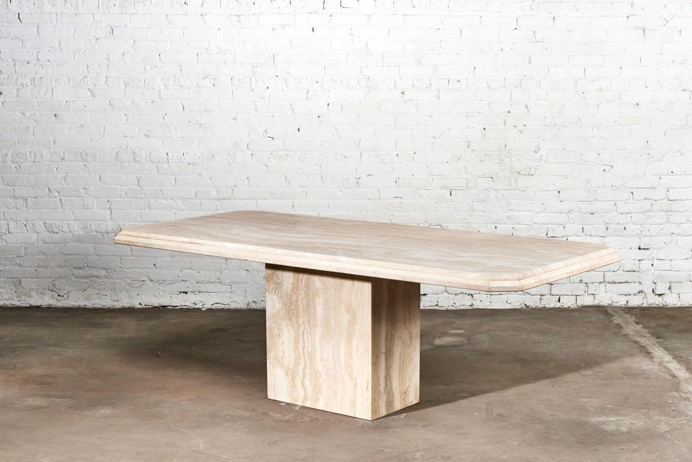 Stone International - Italian Marble Dining Table, Stone International 1970