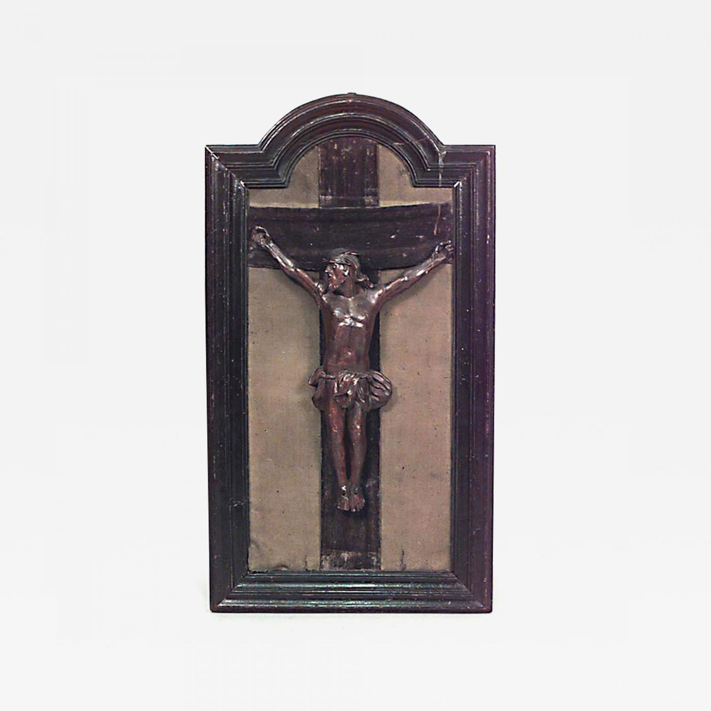 The Holy Bible / Biblical - Italian Renaissance Carved Crucifix