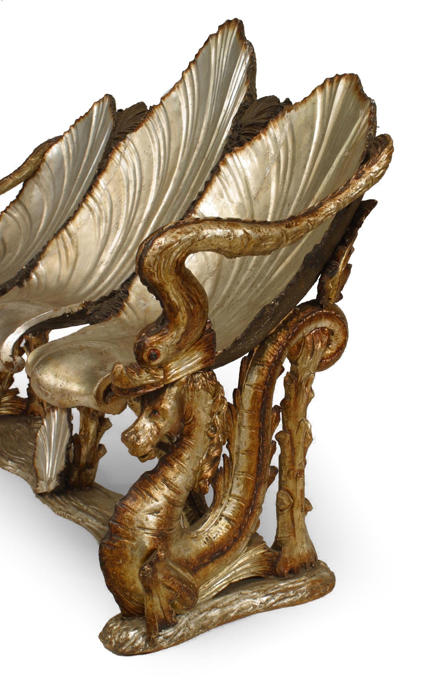 Italian Venetian Grotto Seashell Settee