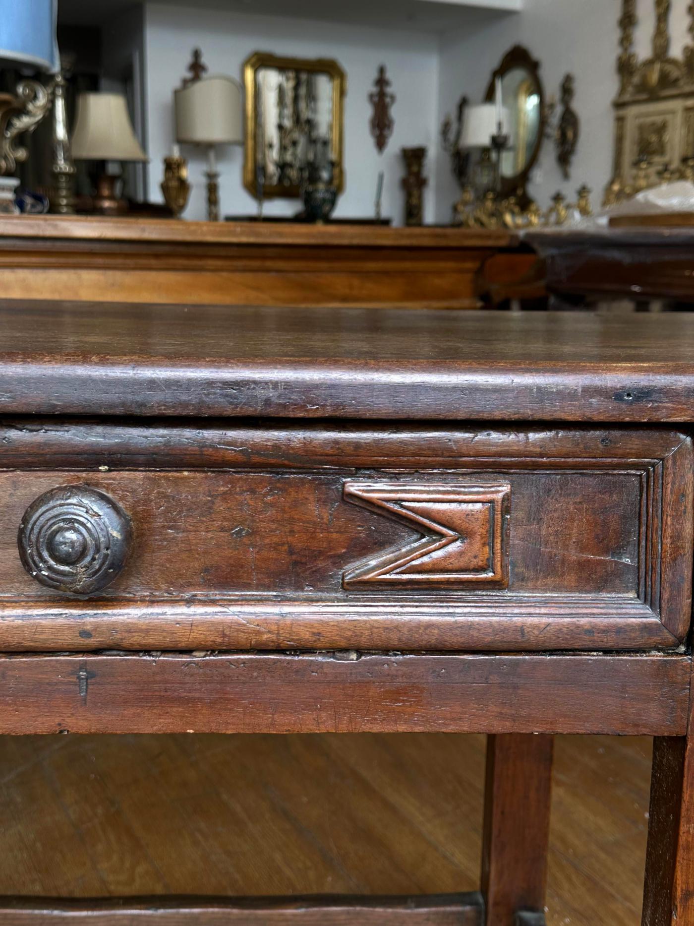 Italian Walnut Table - Circa 1700