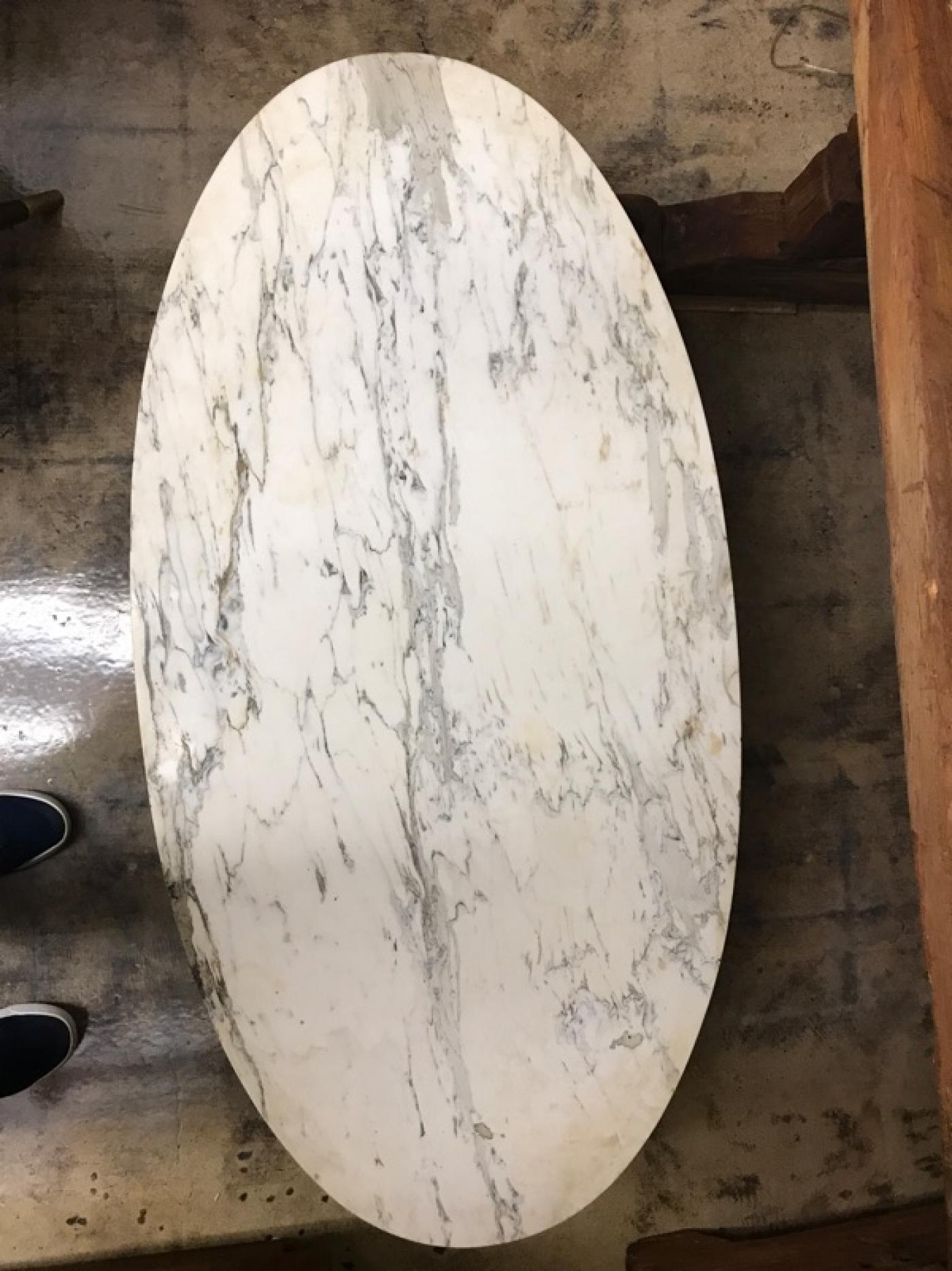 Italian marble top coffee table